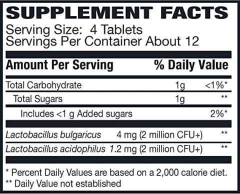 Floranex Tablets – Lactobacillus Tablets Probiotic Dietary Supplements ...