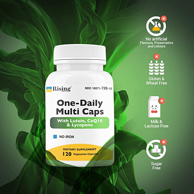 One Daily MultiVitamin Capsules – 120 Count – Gluten & Dairy Free ...