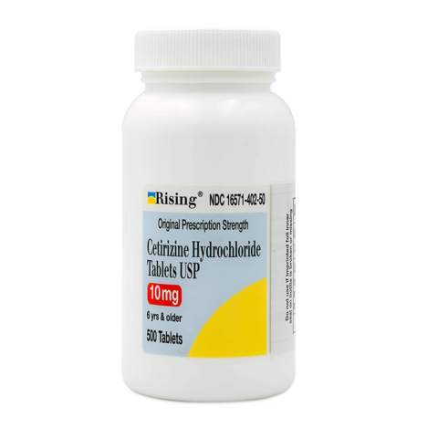 Cetirizine HCL 10 mg – Antihistamine Seasonal Allergy Tablets – 100 ...