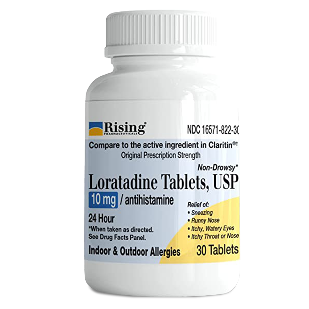 Loratadine Tablets 10mg – Antihistamine, Allergy Relief Product – 100 ...